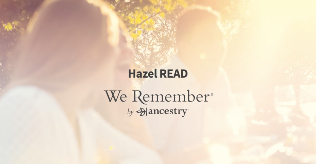Hazel READ (-2022) | Obituary